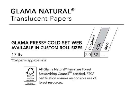Glama Natural Paper and Envelopes
